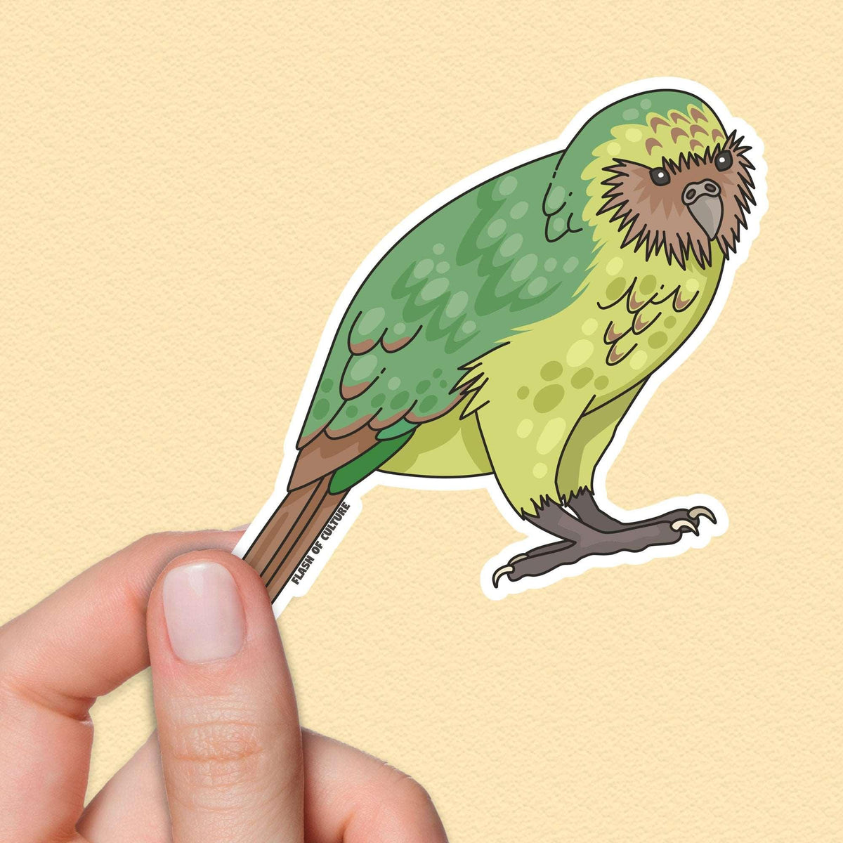 New Zealand Kakapo Sticker – Flash of Culture